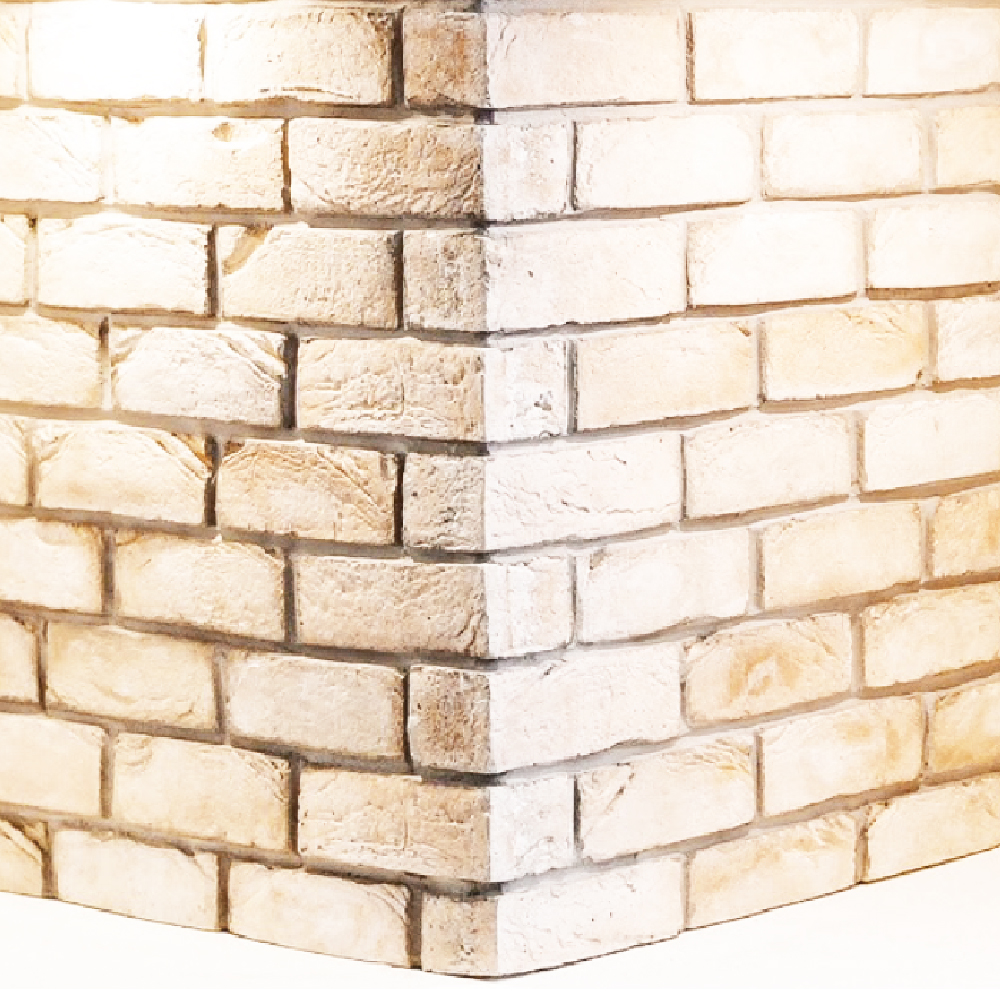 Dekorativna fasadna listela Reljefna - White 180x60x15mm | Jonimpex d.o.o.