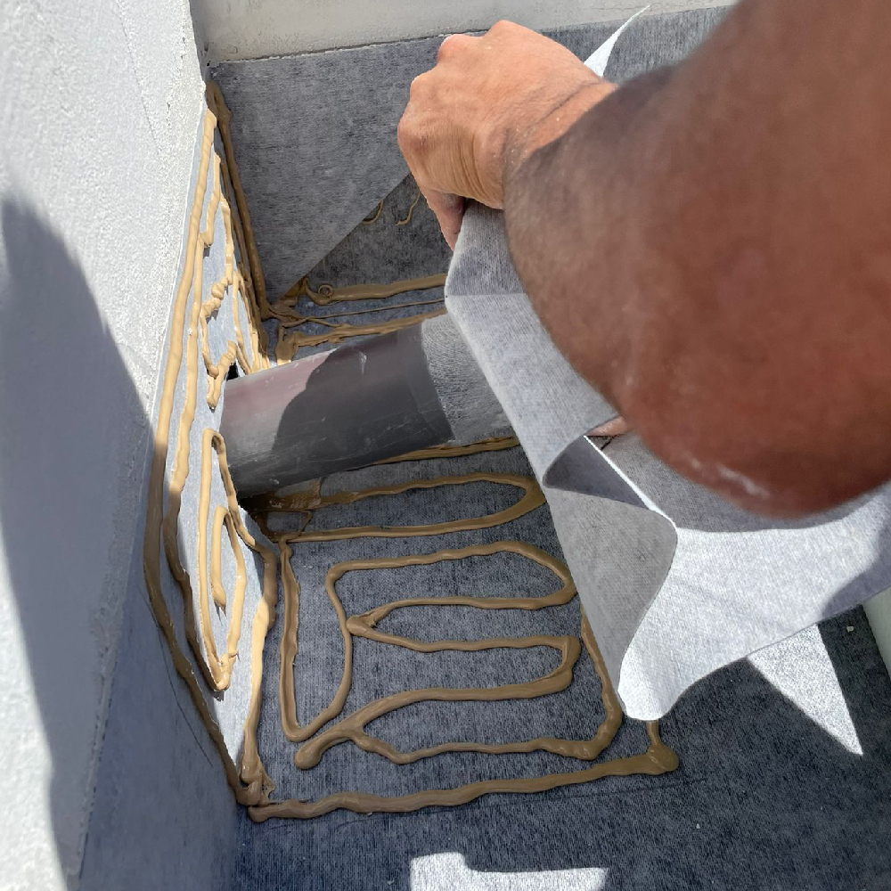 Revestech PVC Cev fi 110 sa hidroizolacionom membranom 50 cm x 50 cm ...